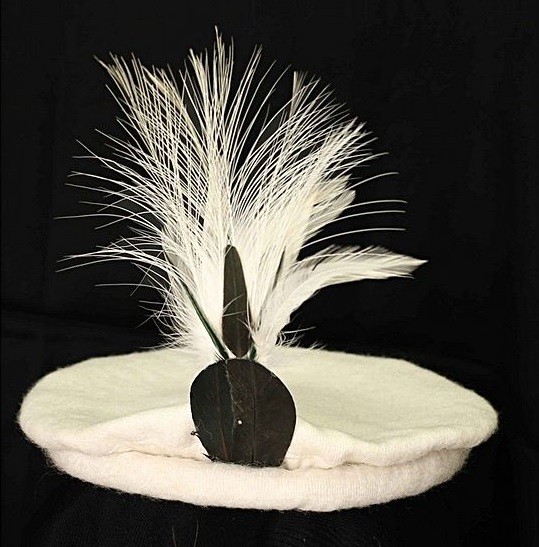 Traditional Gilgiti cap with Shaati Feather, Grooms cap of Gilgit ...